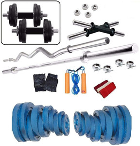 MRX 16 kg Rubber COMBO 16 KG_j2-chg Home Gym Combo Price in India - Buy ...