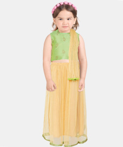 Karigari Girls Lehenga Choli Ethnic Wear Floral Print Lehenga, Choli ...