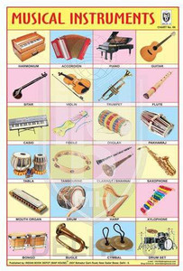 MUSICAL INSTRUMENTS CHART [Wall Chart] INDIAN BOOK DEPOT (MAP HOUSE ...