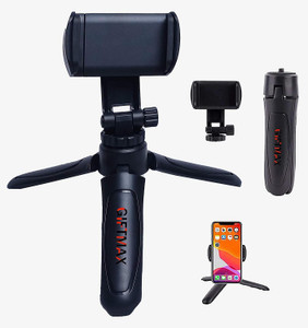 GiftMax Tripod Stand 360° Rotating Mobile Phone Tripod Stand Horizontal ...