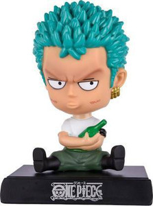 Daiyamondo GREEN ONE PIECE Big Size Bobble Head - Action Figure Moving ...