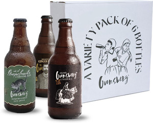 Gunsberg Variety Pack - Ginger Ale, Ginger Beer Non-Alcoholic and ...