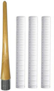 Raider Combo of 3 Cricket Bat White Grip (ST) + One Wooden Grip Cone ...