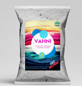 Vahni Extra Power 5kg Detergent Powder 5 kg (Jasmine & Rose) 4.148 ...