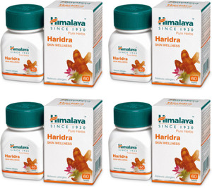 HIMALAYA Pure Herbs Haridra Skin Wellness Relieves Allergies 60 Tablets ...