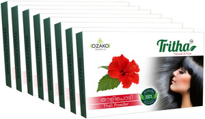 Tritha Natural Hibiscus Powder ( Chembarathi Thali / Gudhal ) for hair ...