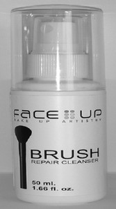 FACE UP Instant Brush Cleanser With Fast Drying And Make Soft Primer ...