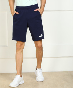 PUMA Solid Men Blue Regular Shorts - Buy PUMA Solid Men Blue Regular ...