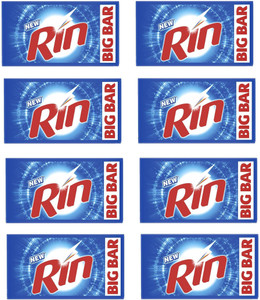 Rin Big bar-8 Detergent Bar Price in India - Buy Rin Big bar-8 ...