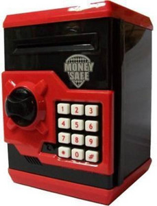 HK Toys Mini Piggy Bank Safe Box Money Coin ATM Toy Machine Kids Gift ...