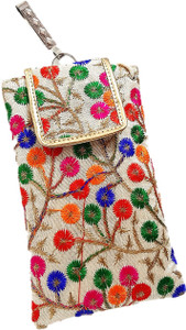 ArrayStyle Girls Mobile Pouch WIth Embroidery Mobile Pouch Multicolor ...