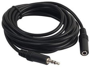 JAMUS AUX Cable 5 m 3.5mm Male to Female 5 Meter Stereo Aux Extension ...
