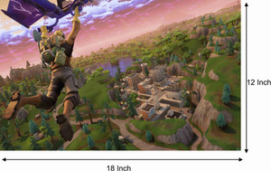 Fortnite Game Wall Poster For Room With Gloss Lamination M11 Paper ...