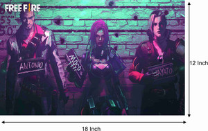 Free Fire Game Wall Poster For Room With Gloss Lamination M27 Paper ...