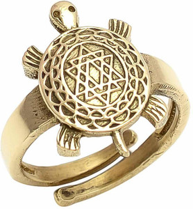 OM SHRI SAI Gold Plated Panchdhatu Metal Good Luck Tortoise/Kachua/Meru ...