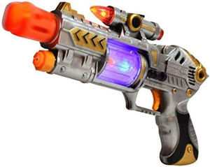 BROK musical Style Toy Gun for Kids with Music, Lights and Laser Light ...