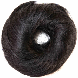 the shell hair Messy Bun Scrunchie (100% Natural ) Hair Extension Price ...