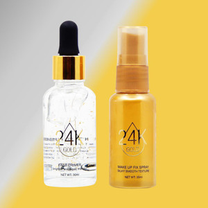VARS LONDON 24K gold primer and make up fixing mist | make up fixing ...