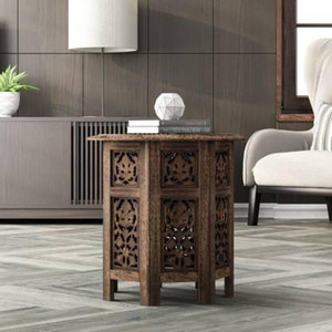Sublime Arts Solid Wood Side Table Price in India - Buy Sublime Arts ...