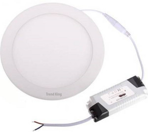 Trend King 12W LED Slim White Led Super Bright Panel Light Round Shape ...