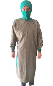 Iconic WATER IMPERVIOUS SURGICAL OT GOWN, FRONT SIDE WATER IMPERVIOUS ...