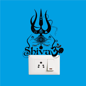 Decoration Stickers 25 cm Lord shiva ,shiva god , shiv ji of Sambhu ...