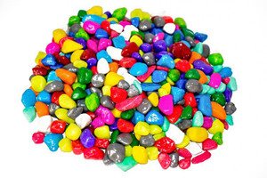 Colour Stone Colored Marble Pebble Stones For Plant Pots Garden Home ...