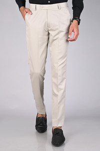 MANCREW Regular Fit Men Beige Trousers - Buy MANCREW Regular Fit Men ...