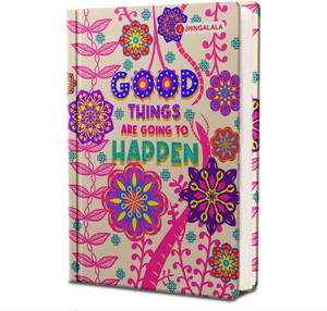 Jhingalala Good Things Hard Bound Undated A5 Diary Notebook (20 X 14.5 ...