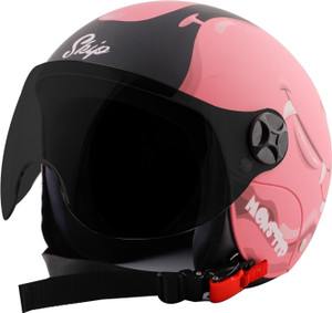 Steelbird Skip Toad Open Face ISI Certified Helmet for Kids Fitted with ...