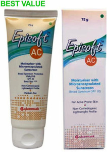 Episoft Sunscreen - SPF 50 PA+++ AC Moisturizer & Sunscreen - Price in ...