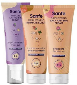 Sanfe Intimate Starter Kit - Serum With Brightening Back And Bum Cream ...