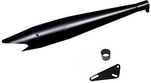 WORDZ Shark Glasswool Exhaust silencer Royal Enfield Classic 350 Full ...