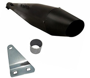 WORDZ Dolphin Glasswool Exhaust silencer Royal Enfield Electra Full ...