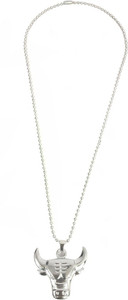 Airtick Silver Beautiful Fashion Raging Bull Design Locket Pendant ...