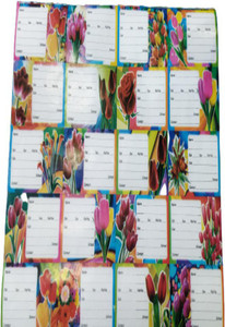 Super Easy 7.1 cm Mixed Design Name Slip Note Books Cartoon Stickers ...