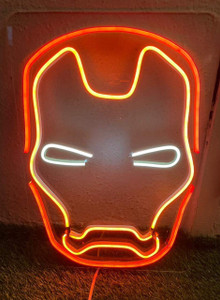 Neon Sign India Iron Man Neon Sign with Brightness Controller and ...