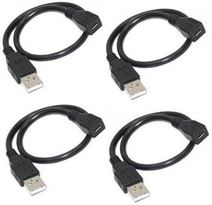 ATEKT Micro USB Cable 0.4 m Morpho OTG Wire Original 1 Feet / Ft Cable ...
