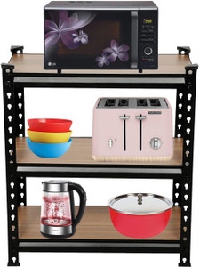 SMART SLIDE Utensil Kitchen Rack Carbon Steel 3 Tier Steel Rack / Oven ...