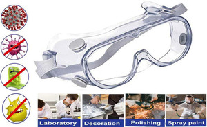PRECLUSIVE E-50 FluFighter Eye Protective Gear, Light weight/Air vent ...