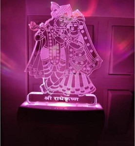 KRITAM LED Light 7 Colors Changing Lighting Bedroom Decoration Radha ...