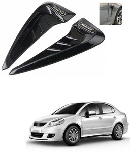 PRTEK Side Vent Trim, Pair Black Style Side Marker Fender Air Wing Vent ...