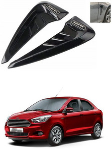 PRTEK Side Vent Trim, Pair Black Style Side Marker Fender Air Wing Vent ...