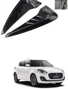 PRTEK Side Vent Trim, Pair Black Style Side Marker Fender Air Wing Vent ...