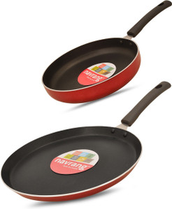 NAVRANG Dosa Tawa 275MM Straight Fry Pan 230MM Non-Stick Coated ...