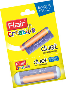Flipkart.com | Flair Creative Duet Non-Toxic Eraser - Eraser