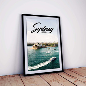 Traveling Australia Sydney Poster with Frame for Home Décor Travelling ...
