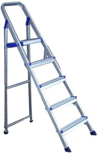 BRANCLEY STEP LADDER BSL-05-Step Foldable Aluminum Ladder For Home ...