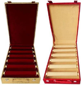 Chehek High Quality Combo of Bangle Box Churi Box 6rola (golden,Maroon ...