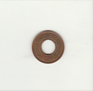 UNIQUE HERITAGE GALLERY RARE COPPER HOLE COIN ONE PICE ONE COIN YEAR ...